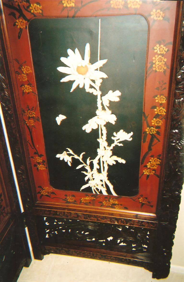 Chinese Screen Cleaned & Restored - Museum Quality Restoration Services