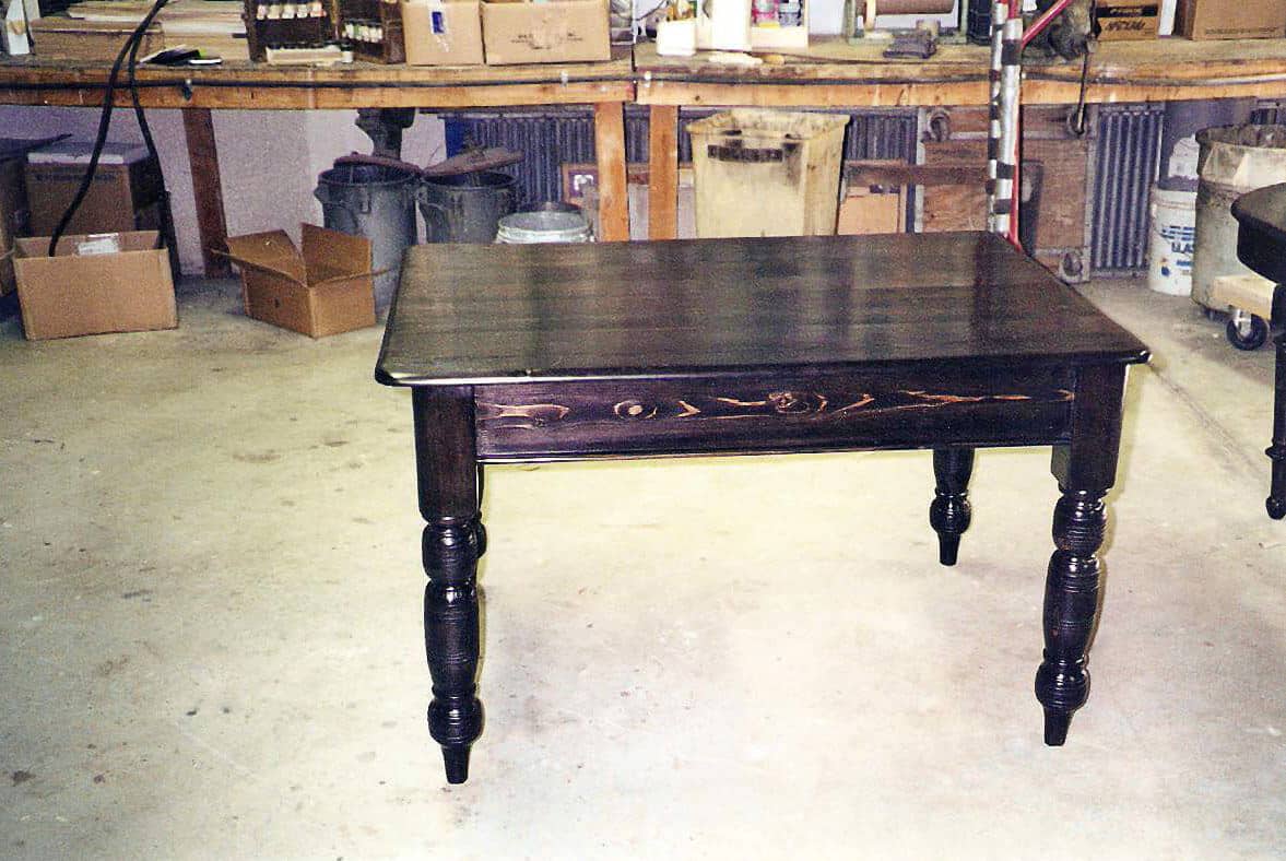 Furniture Refinishing Indian Wells CA - custom dyed table - Museum ...