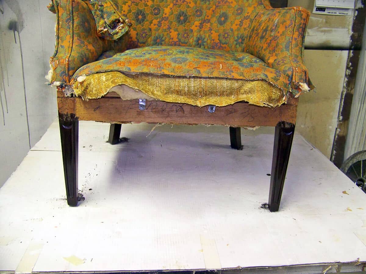 Refinished Regency Wing Back Chair Legs | Musuem Quality Restoration ...